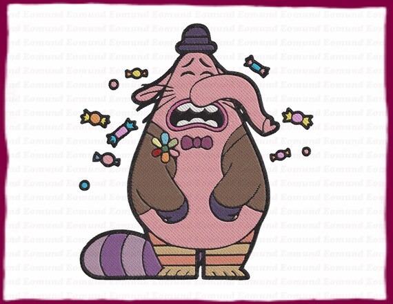 Bing Bong Inside Out Filled Embroidery Design 2 Instant | Etsy