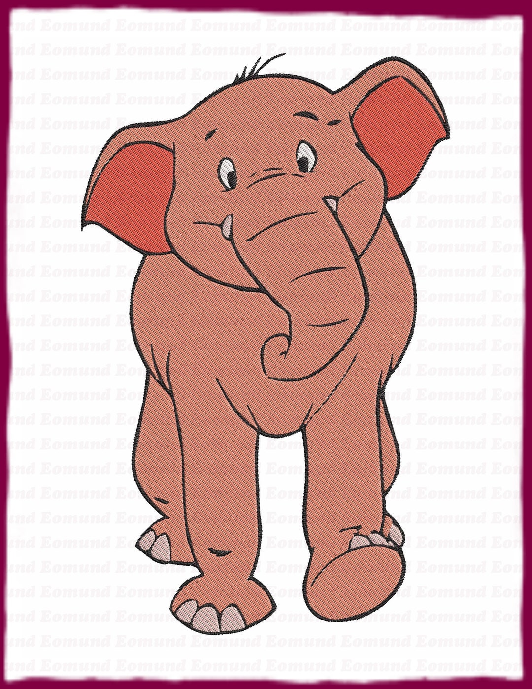 Hathi Jungle Cubs Fill Embroidery Design 1 Instant Download - Etsy
