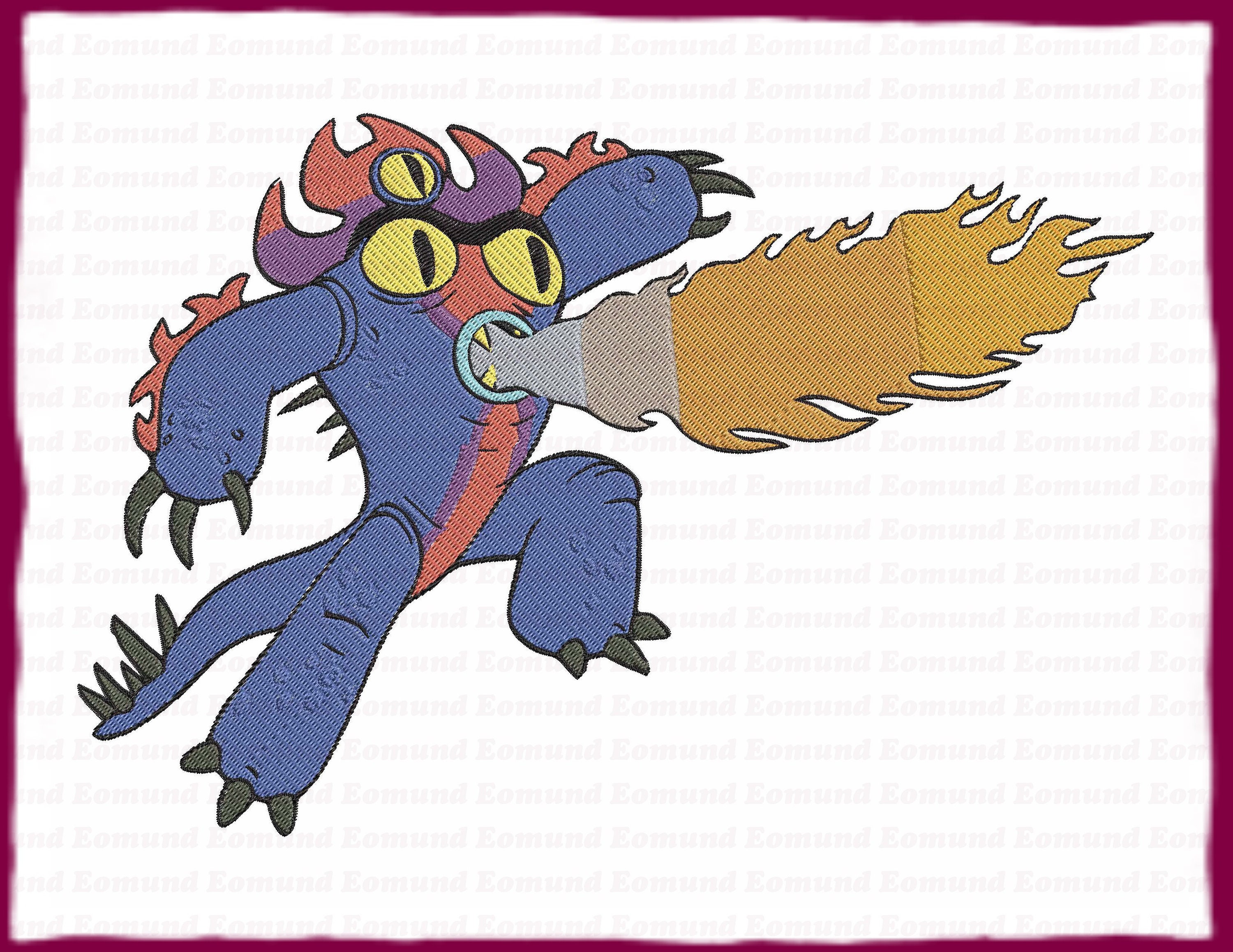 Fredzilla Big Hero 6 Filled Embroidery Design 1 Instant Download - Etsy