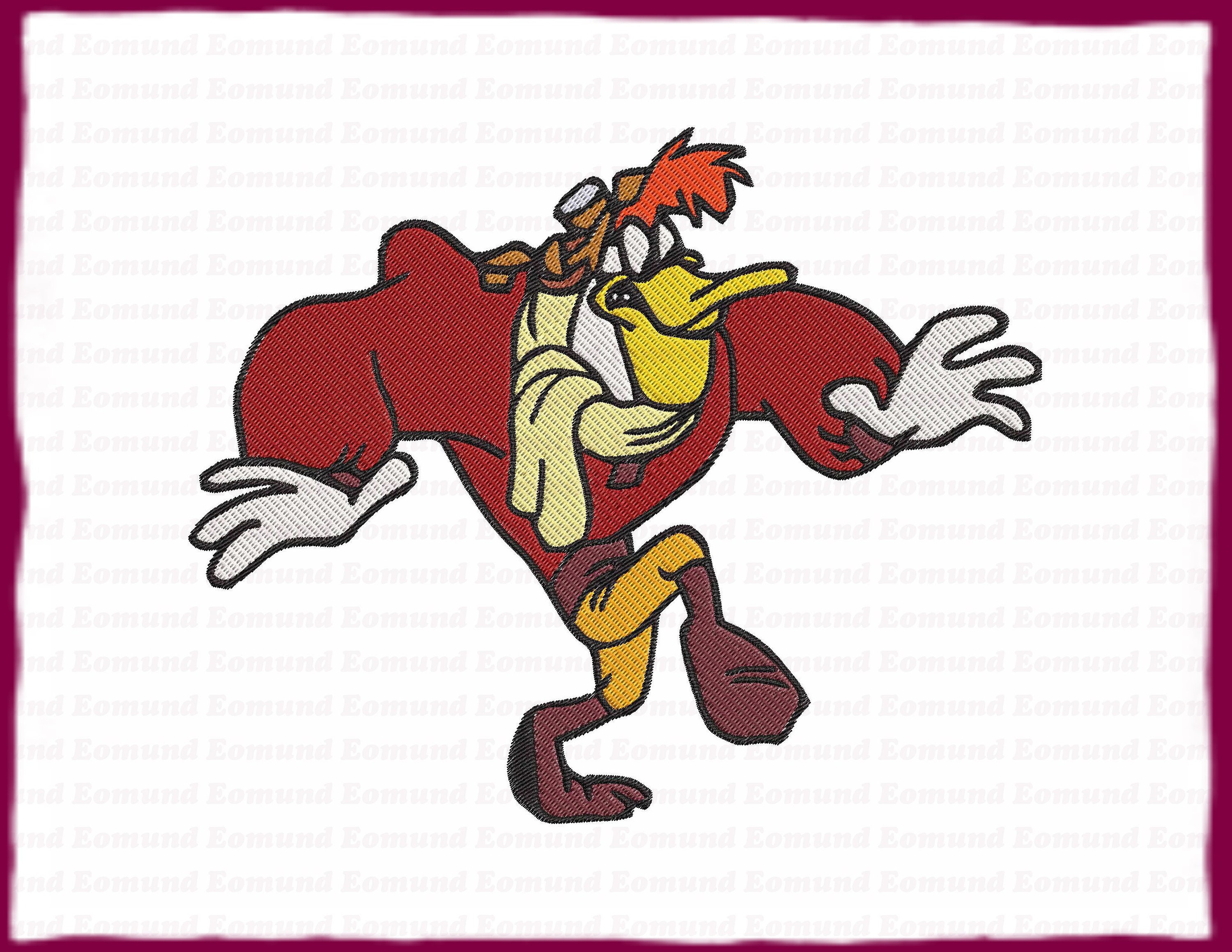 Launchpad Mcquack Darkwing Duck Fill Embroidery Design 4 Instant ...