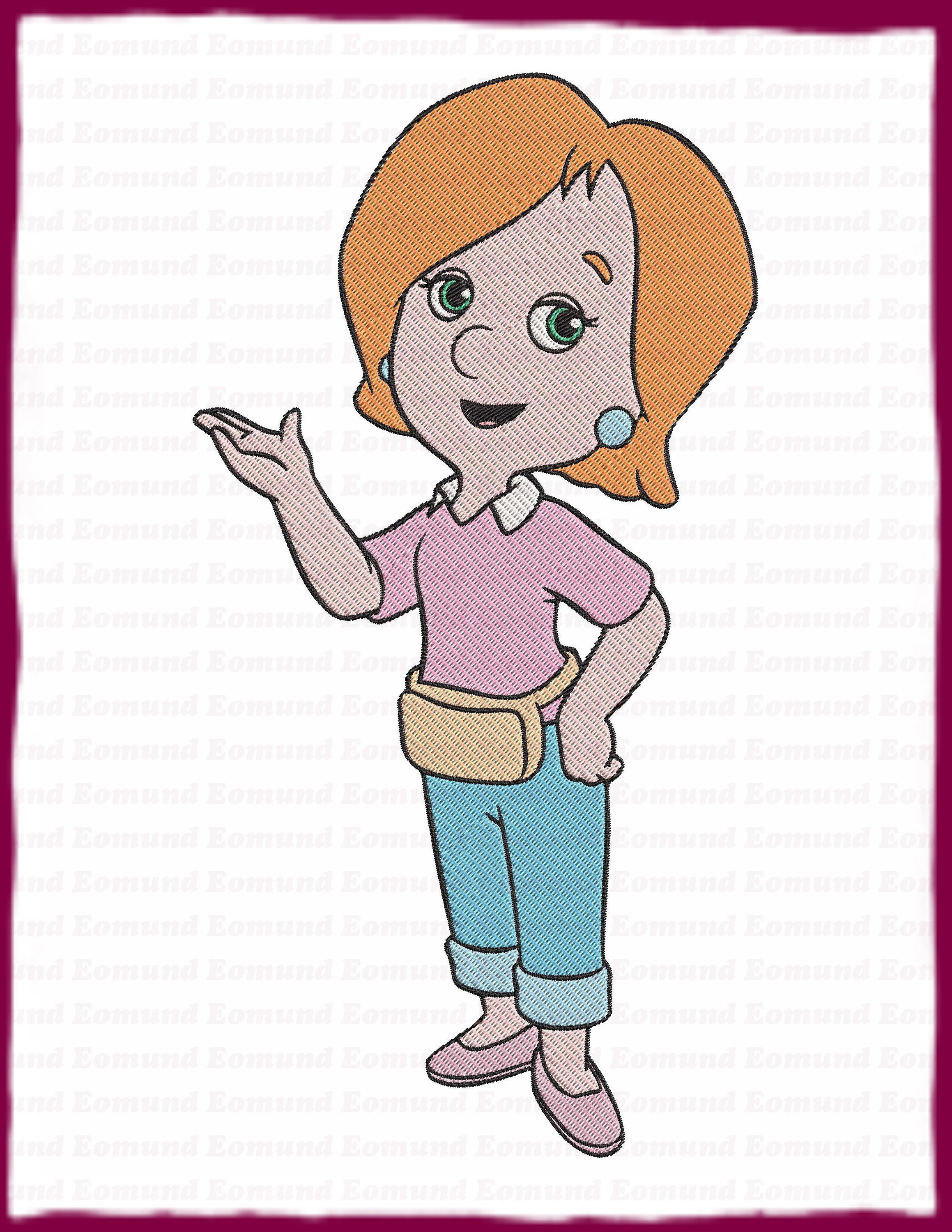Kelly Handy Manny Fill Embroidery Design 2 Instant Download - Etsy