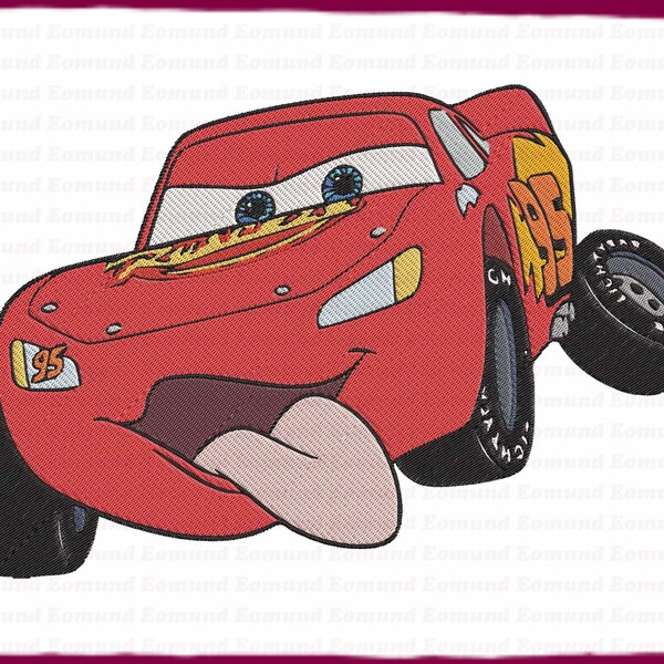 Lightning Mcqueen Applique - Etsy