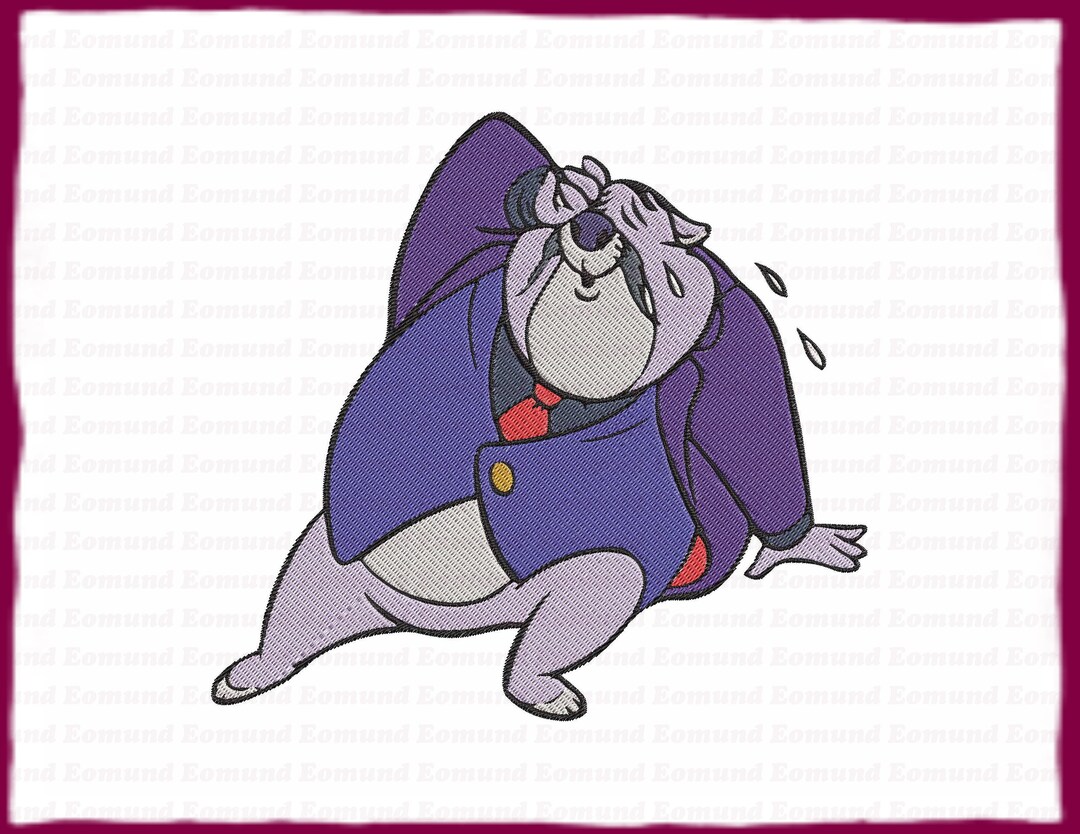 Fat Cat Chip and Dale Fill Embroidery Design 3 - Instant Download - Etsy