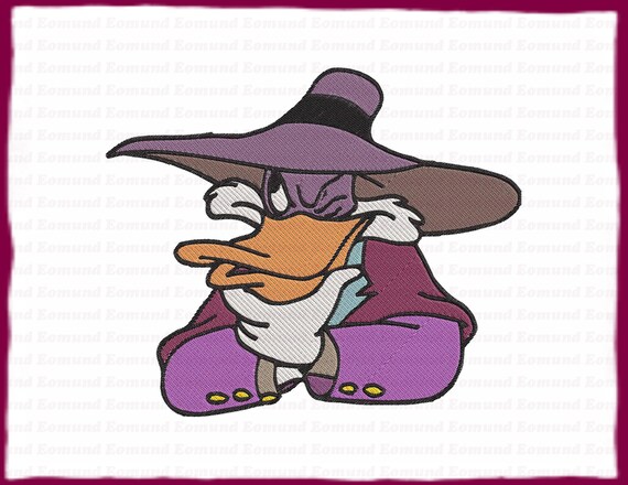 Darkwing Duck Fill Embroidery Design 2 Instant Download | Etsy