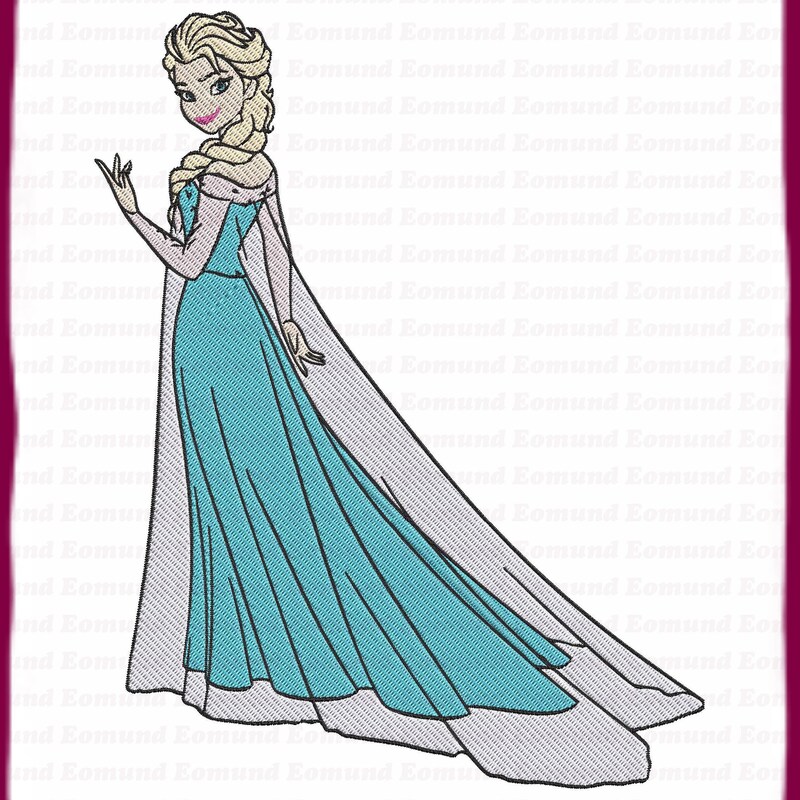 Elsa Embroidery - Etsy