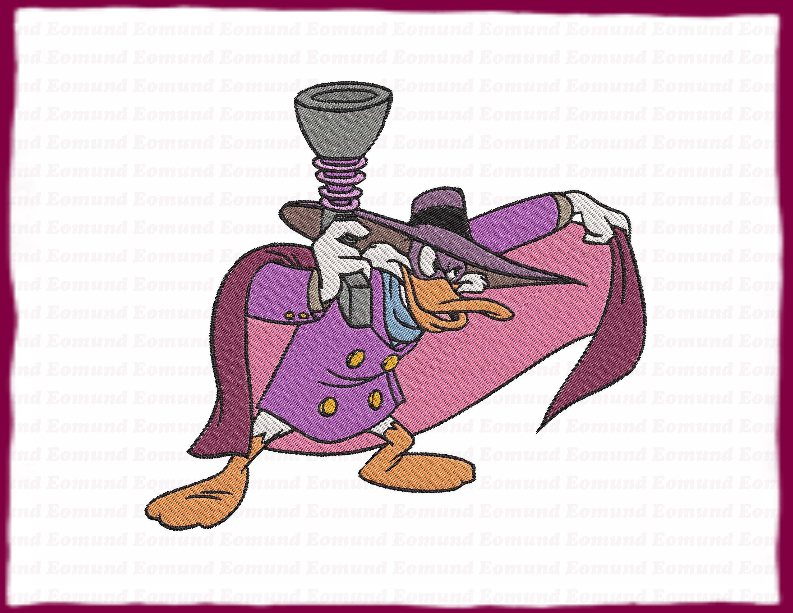 Darkwing Duck Fill Embroidery Design 3 Instant Download - Etsy