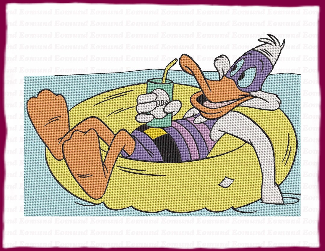 Darkwing Duck Fill Embroidery Design 10 - Instant Download - Etsy