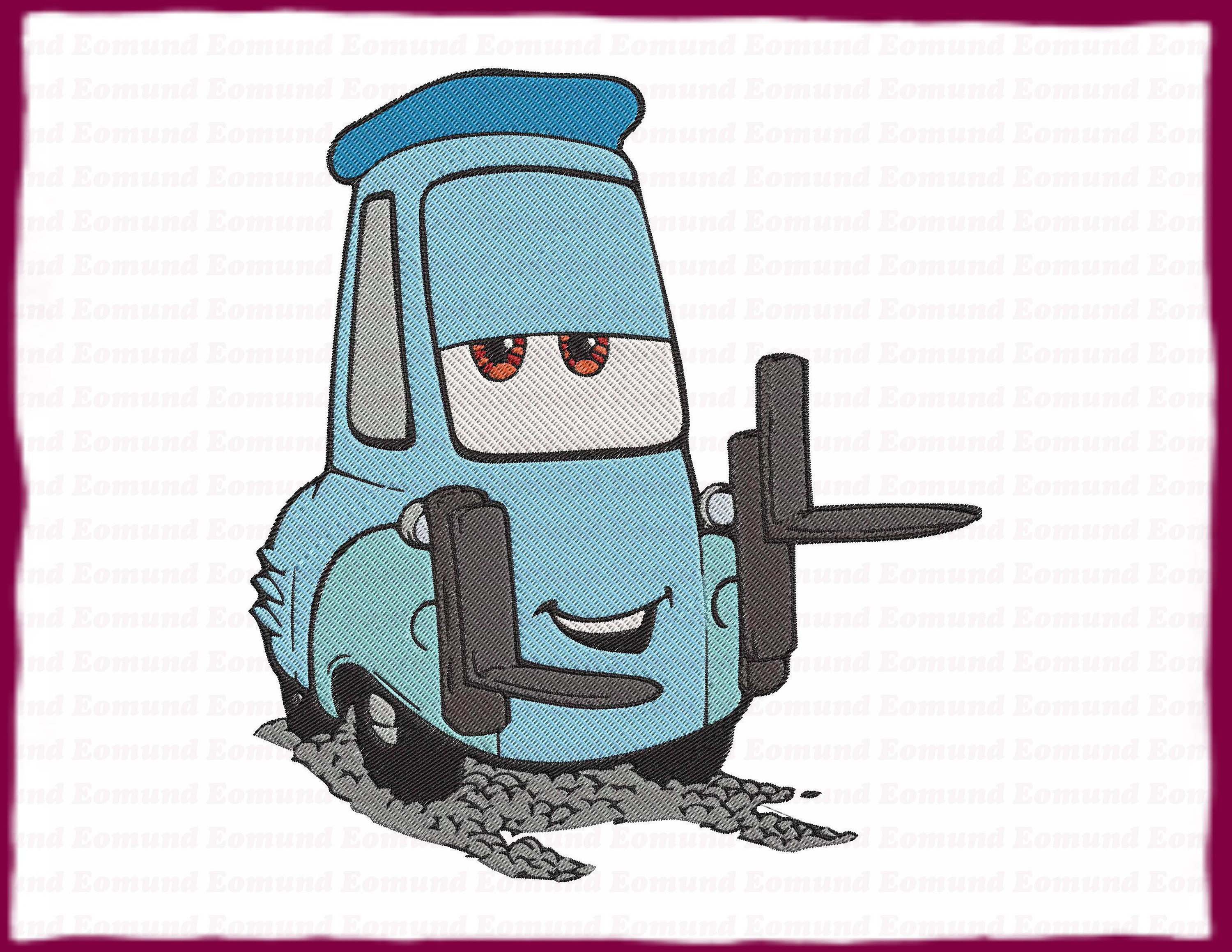 Guido Autos gefüllt Stickerei Design 5 Instant Download - Etsy.de