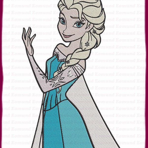 Elsa Embroidery - Etsy