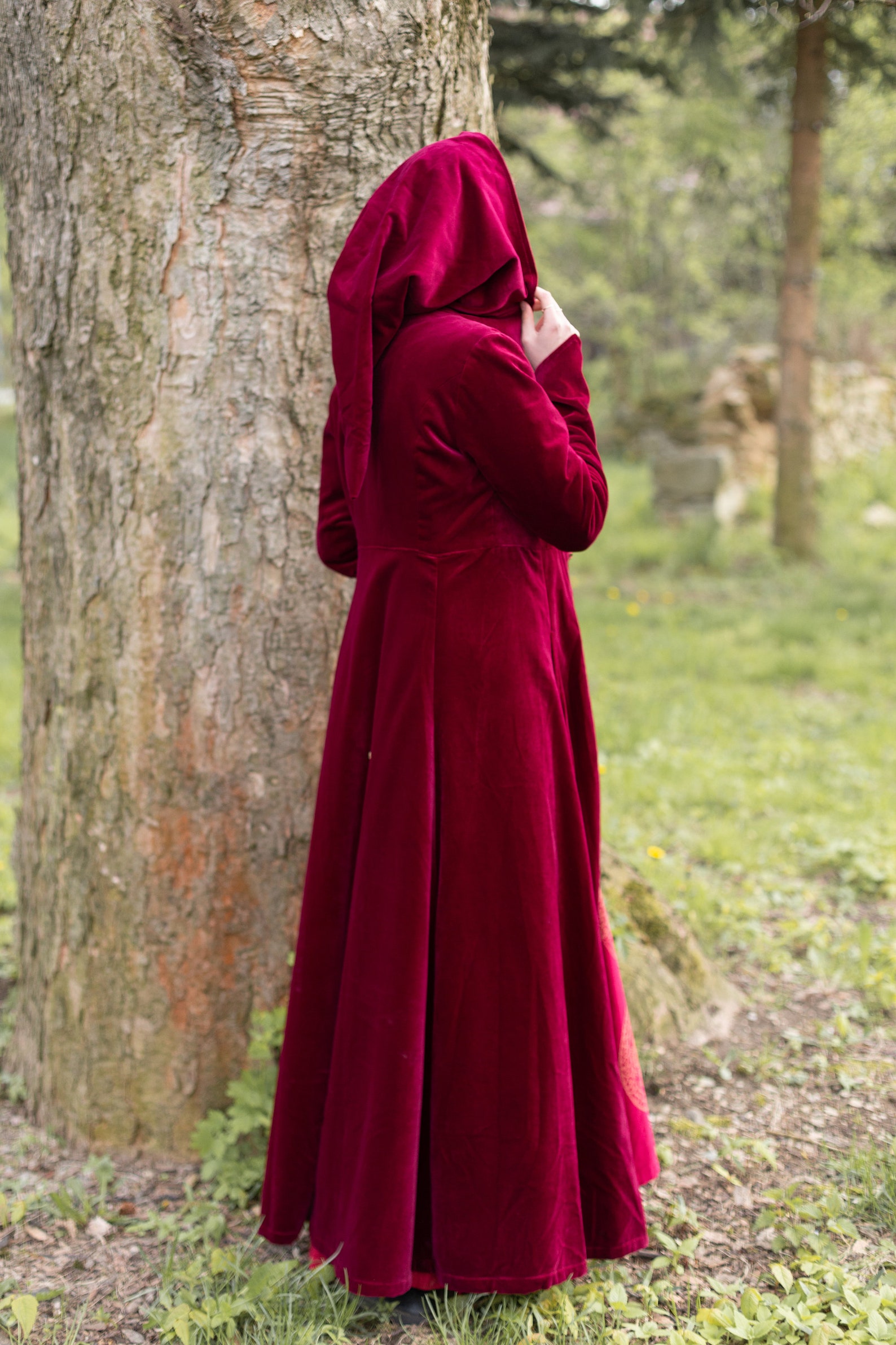 Velvet Coat With Hood - Etsy
