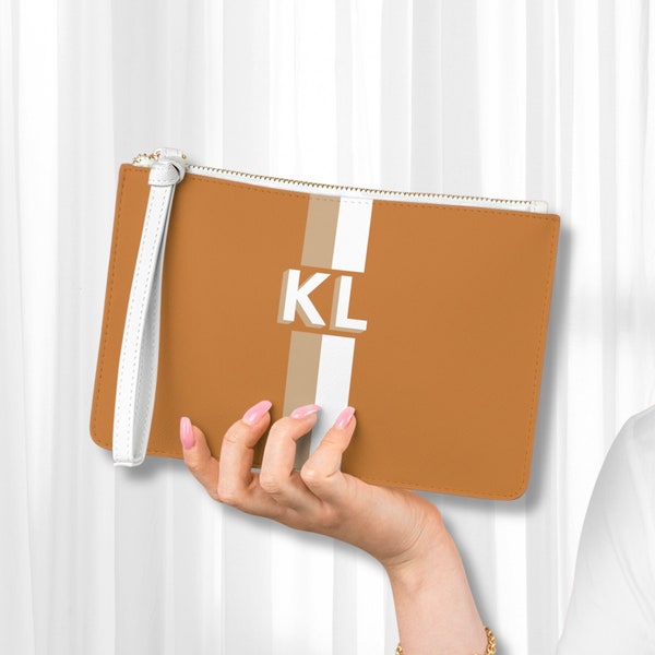 Monogram Clutch - Etsy