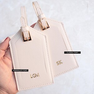 Leather Luggage Tags Personalized With Inserted Cards, Custom Bulk ...
