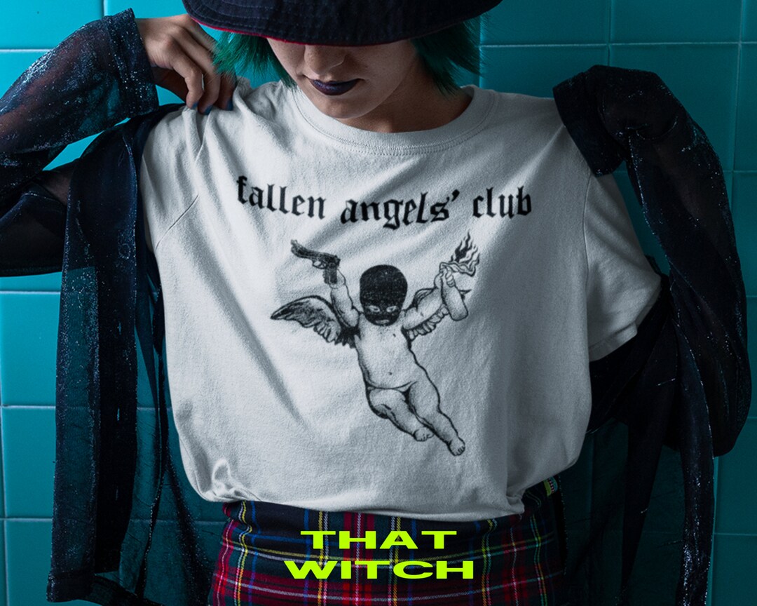 Fallen Angels' Club | Tumblr Aesthetic Clothing | Grunge Tee | Cool ...