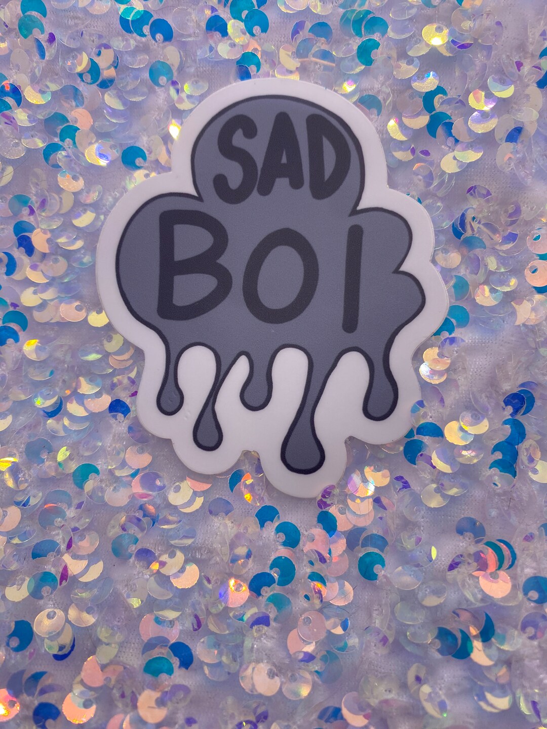 Sad Boi Vinyl Sticker - Etsy