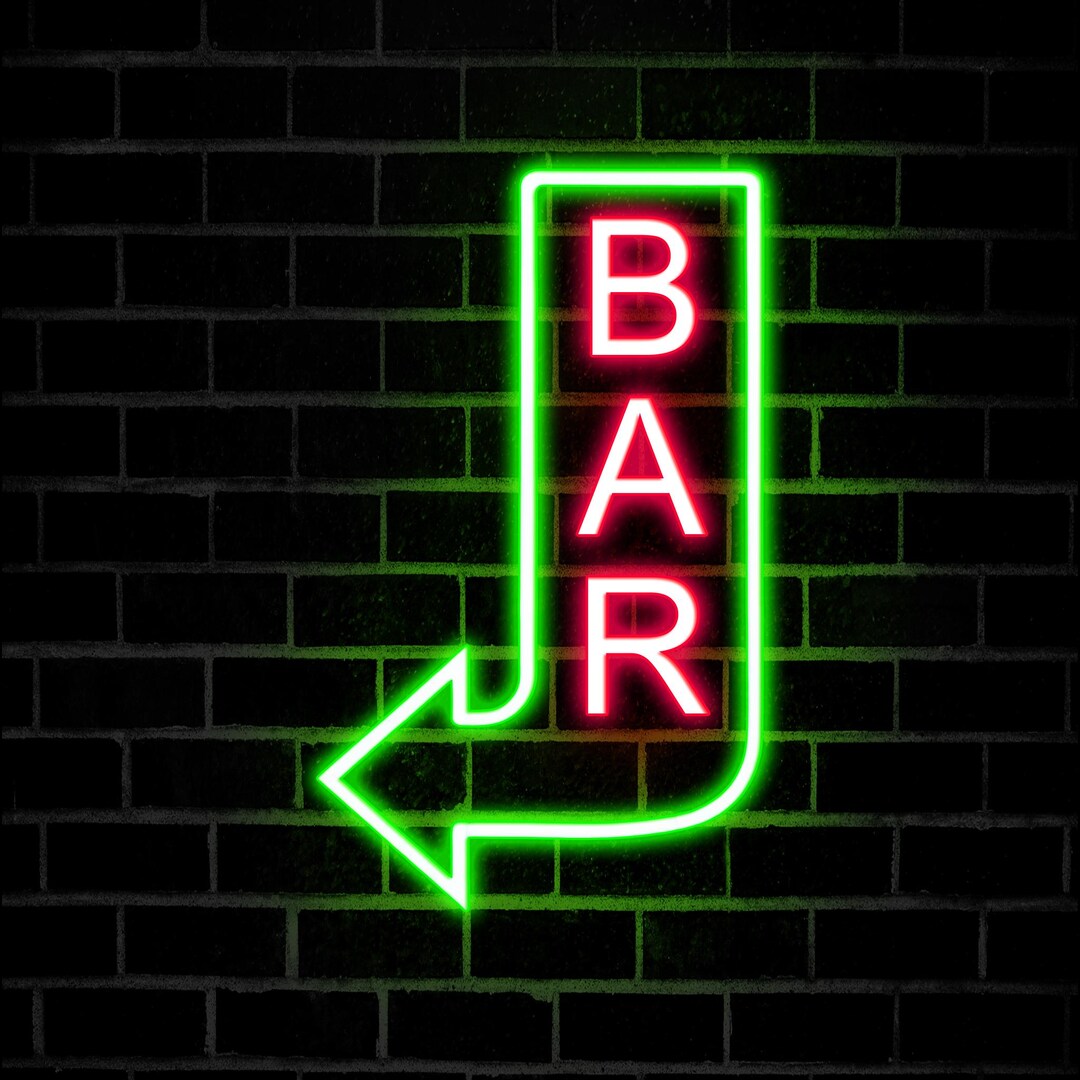 Neon Open Bar Sign: Waterproof LED Outdoor ADS, Bright Business ...