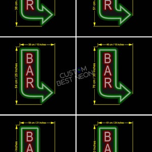 Neon Outdoor Open Bar Sign: Waterproof LED Neon for Businesses, Large ...