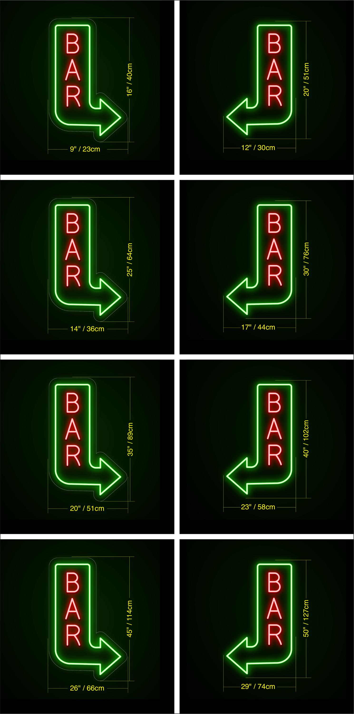 Neon Outdoor Open Bar Sign, Waterproof LED Neon for Business, Large ...