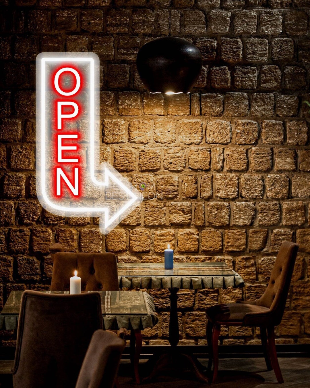 Neon Outdoor Open Sign, Smoke Shop Sign, LED Neon Sign, Liquor Store ...