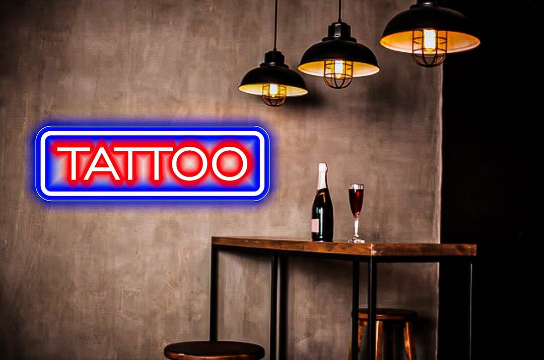 Custom Neon Sign Tattoo Neon Sign for Tattoo Salon Personalized Gifts ...