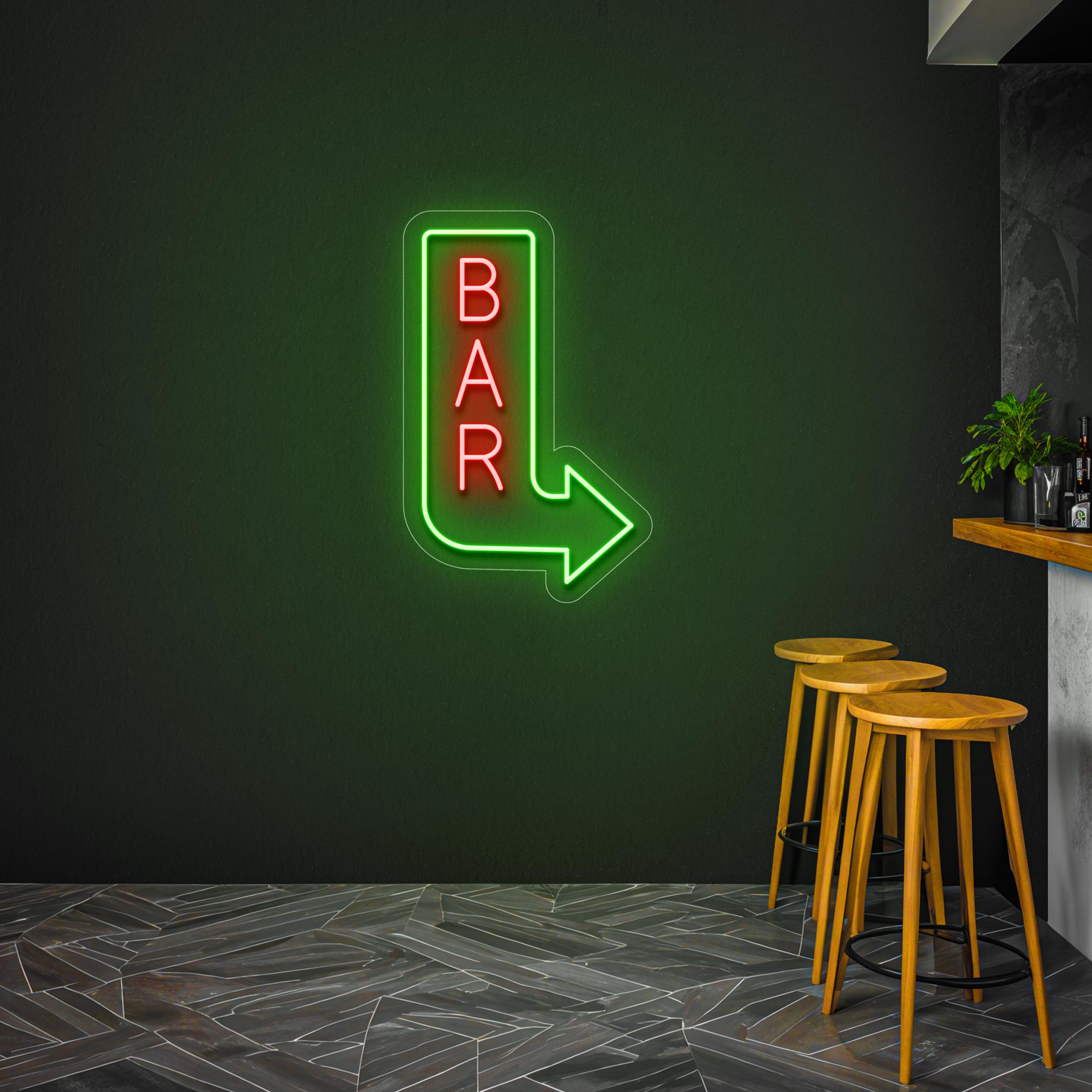 Neon Outdoor Open Bar Sign, Waterproof LED Neon for Business, Large ...