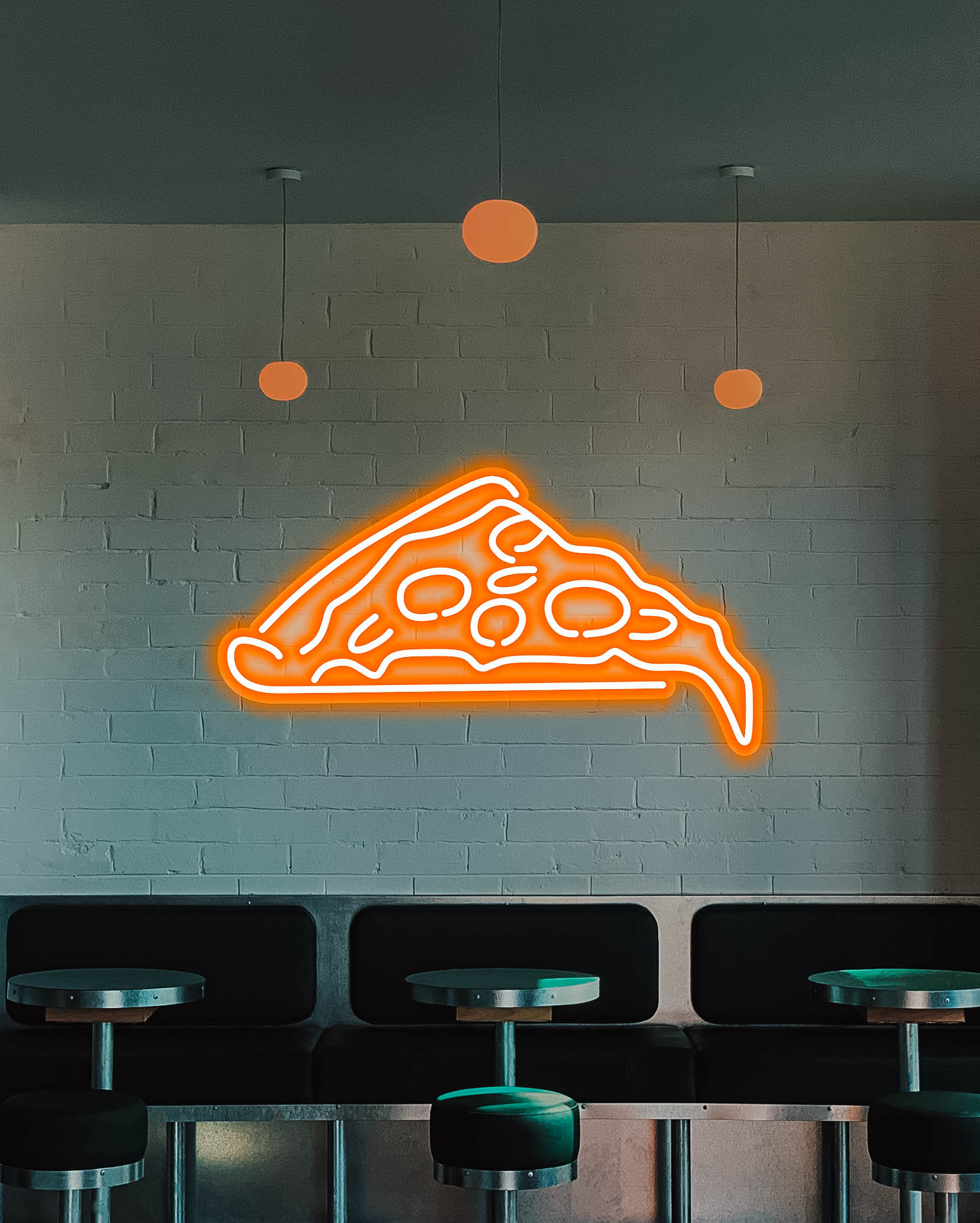 Pizza Slice Neon Sign Outdoor Business Sign, Pizza Neon Sign Custom LED ...