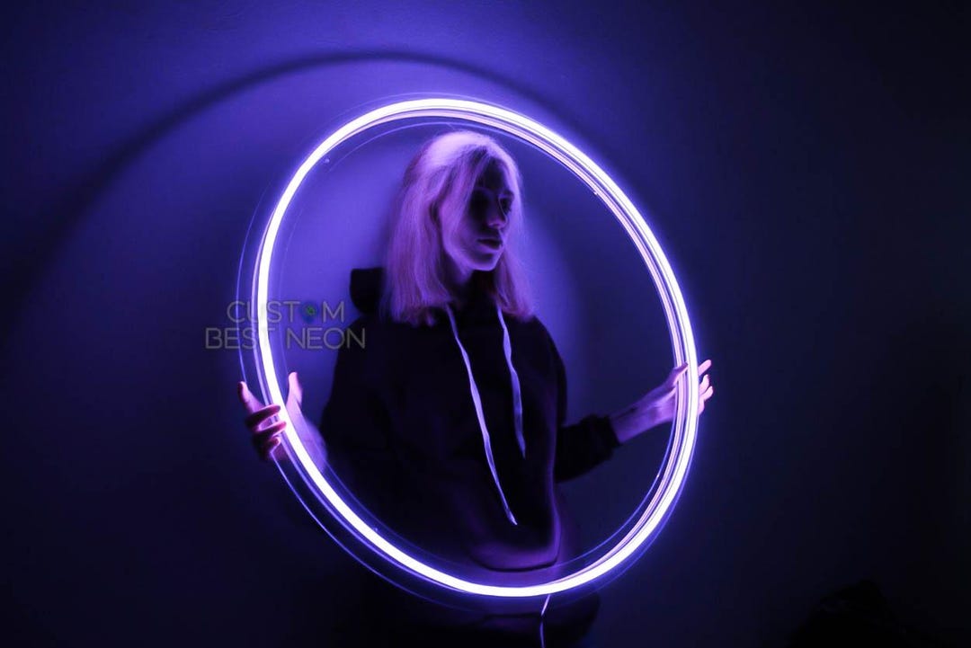 Enso Circle Neon Light, Ring ZEN Light, Japanese Enso Sign Decoration ...