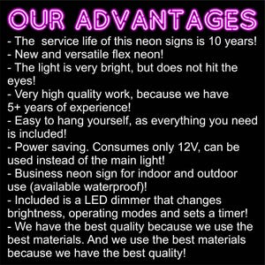 Handcrafted Custom Neon Hieroglyph Sign, Chinese, Mandarin, Korean ...