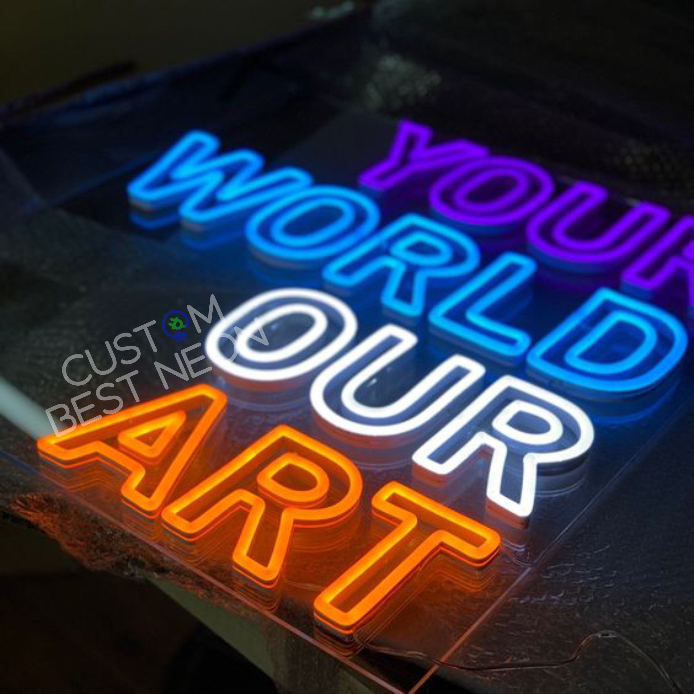 Custom Neon Sign Neon Sign Personalized Gifts Wedding Signs Name Signs ...