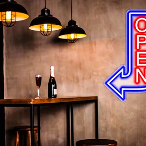 Neon Outdoor Open Sign: Waterproof LED Neon for Businesses, Large ...