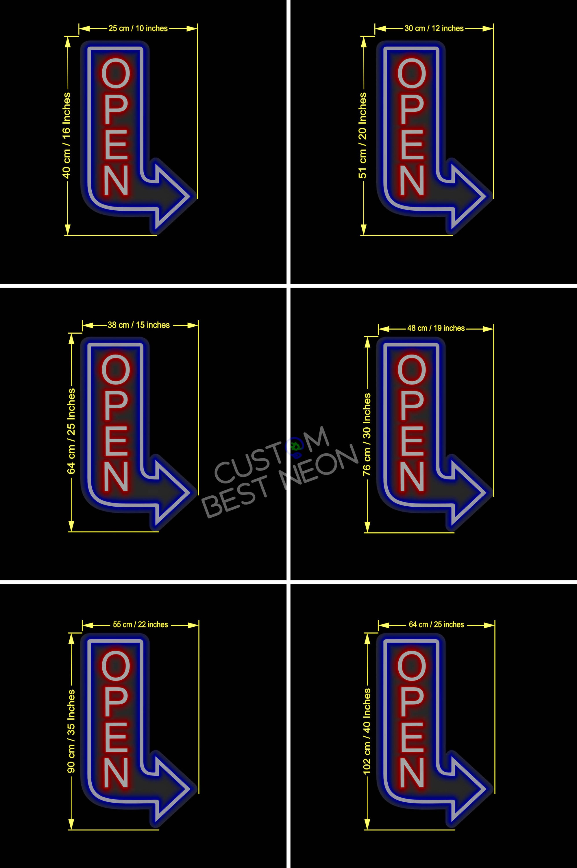 Neon Open Sign Outdoor Open Sign, Bar Open Sign Light up Open Sign ...