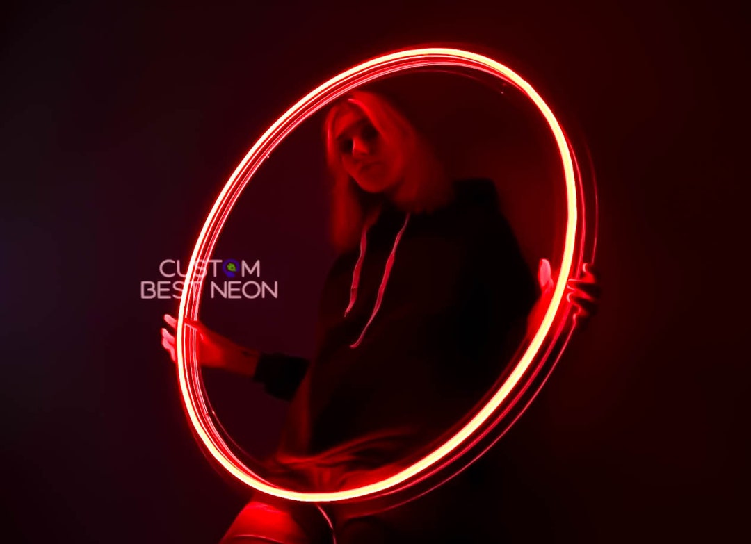 Enso Neon Circle Sign ZEN Wall Art Event Cyberpunk Decor, Led Circe Zen ...