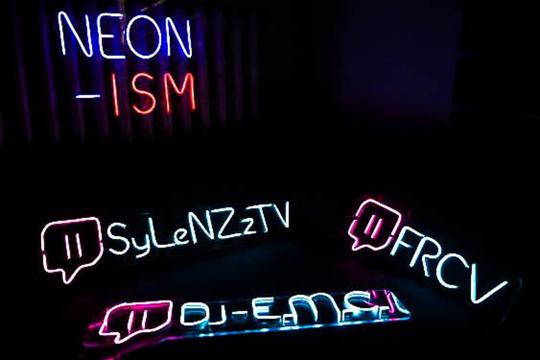 Custom Gamer Tag Neon Sign Gaming Neon Sign Personalized Gifts Neon ...