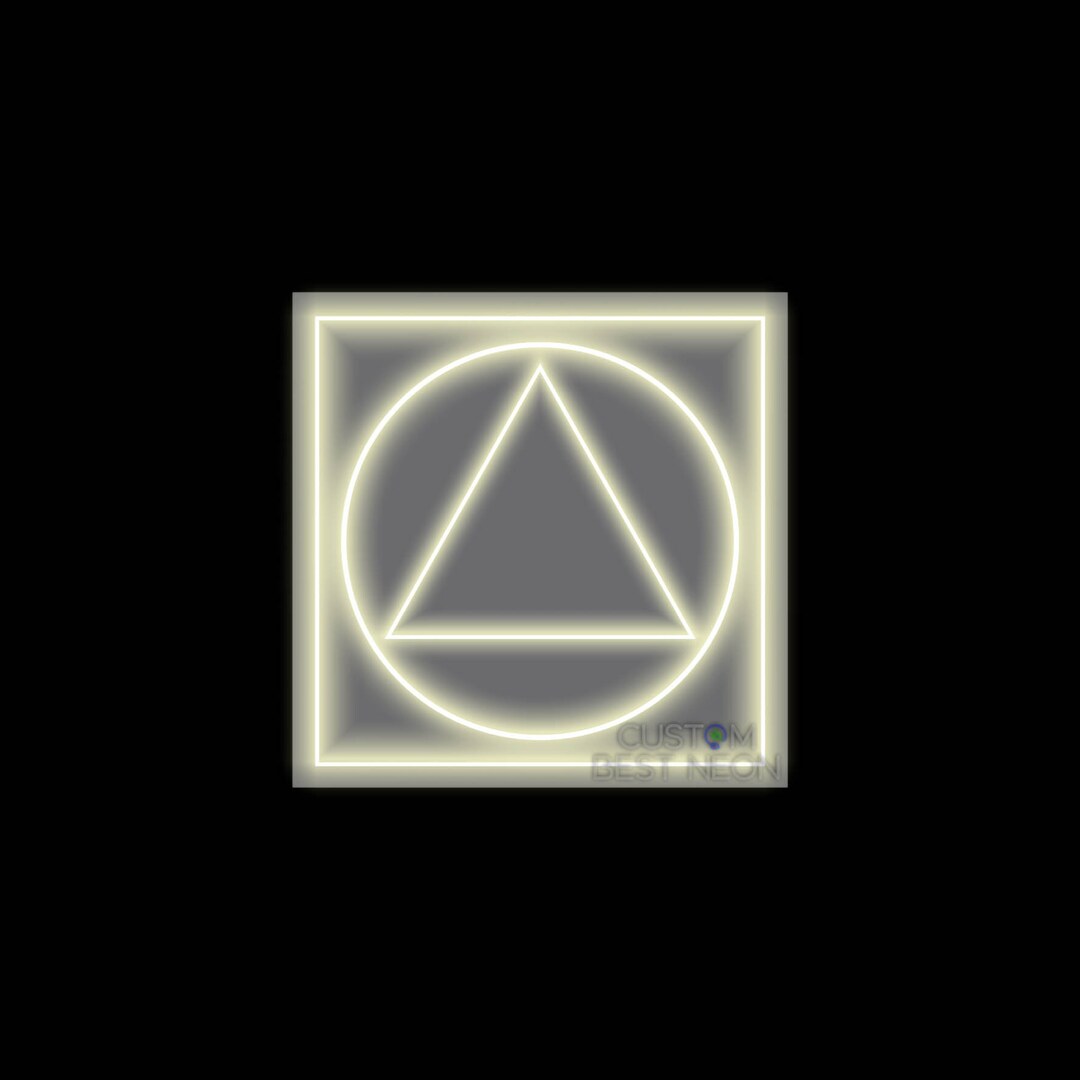 Enso Neon Circle Sign ZEN Neon Sign Cyberpunk Decor, Led Square Zen ...