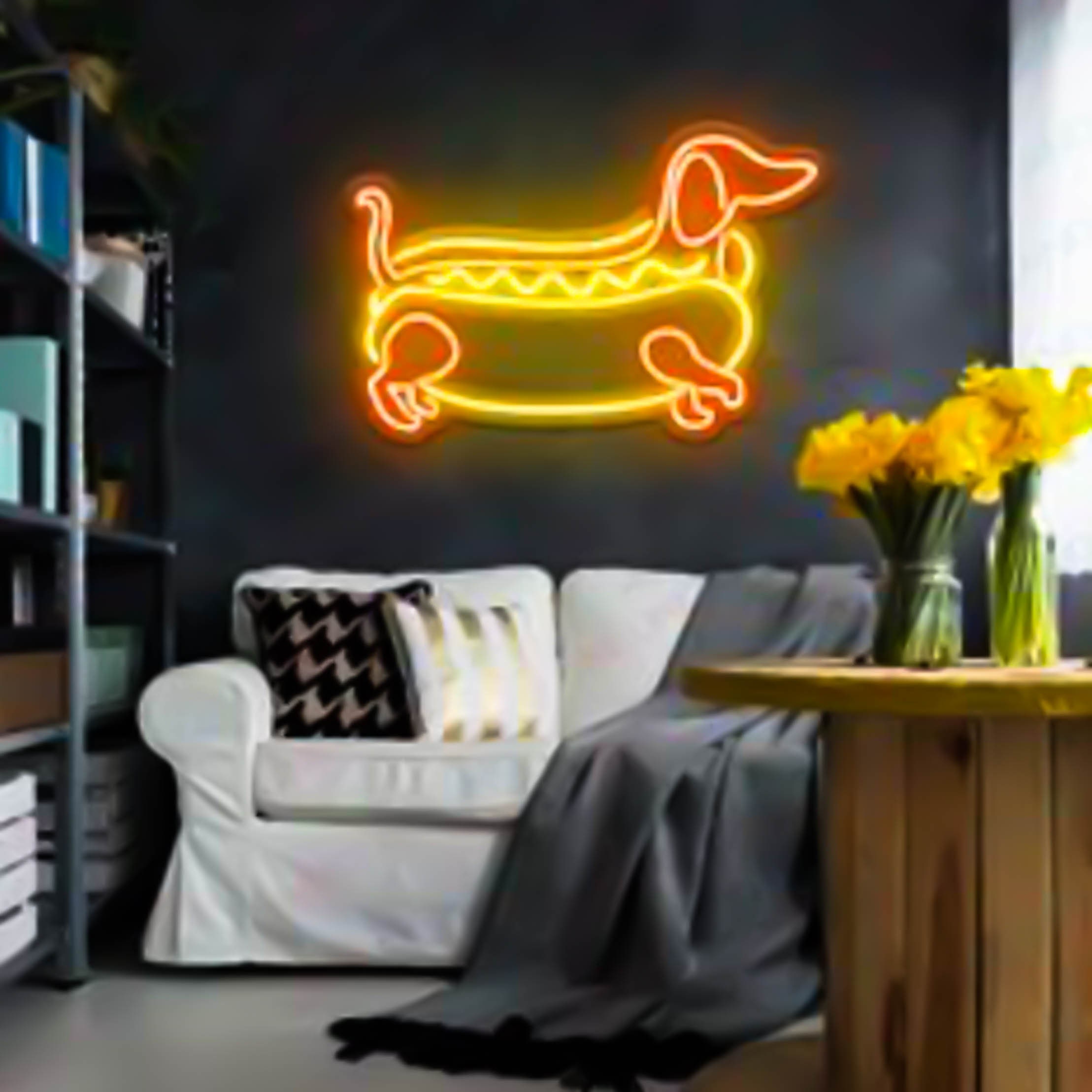 Sausage Dog Leds, Dachshund Neon Sign, Animal Led Lights, Fast Food ...