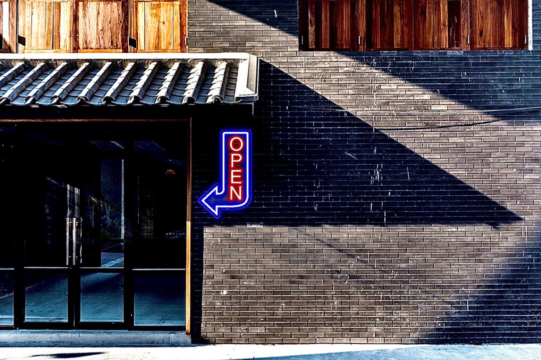 Neon Outdoor Open Sign: Waterproof LED Neon for Businesses, Large ...