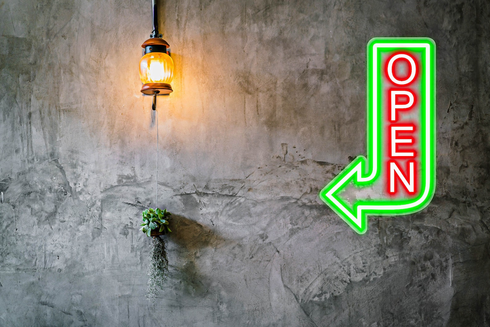 Vertical LED Sign Weatherproof Arrow Sign, Neon Storefront Sign Outdoor ...