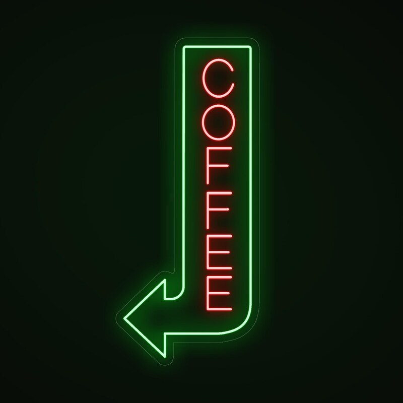 Light up Coffee Sign - Etsy