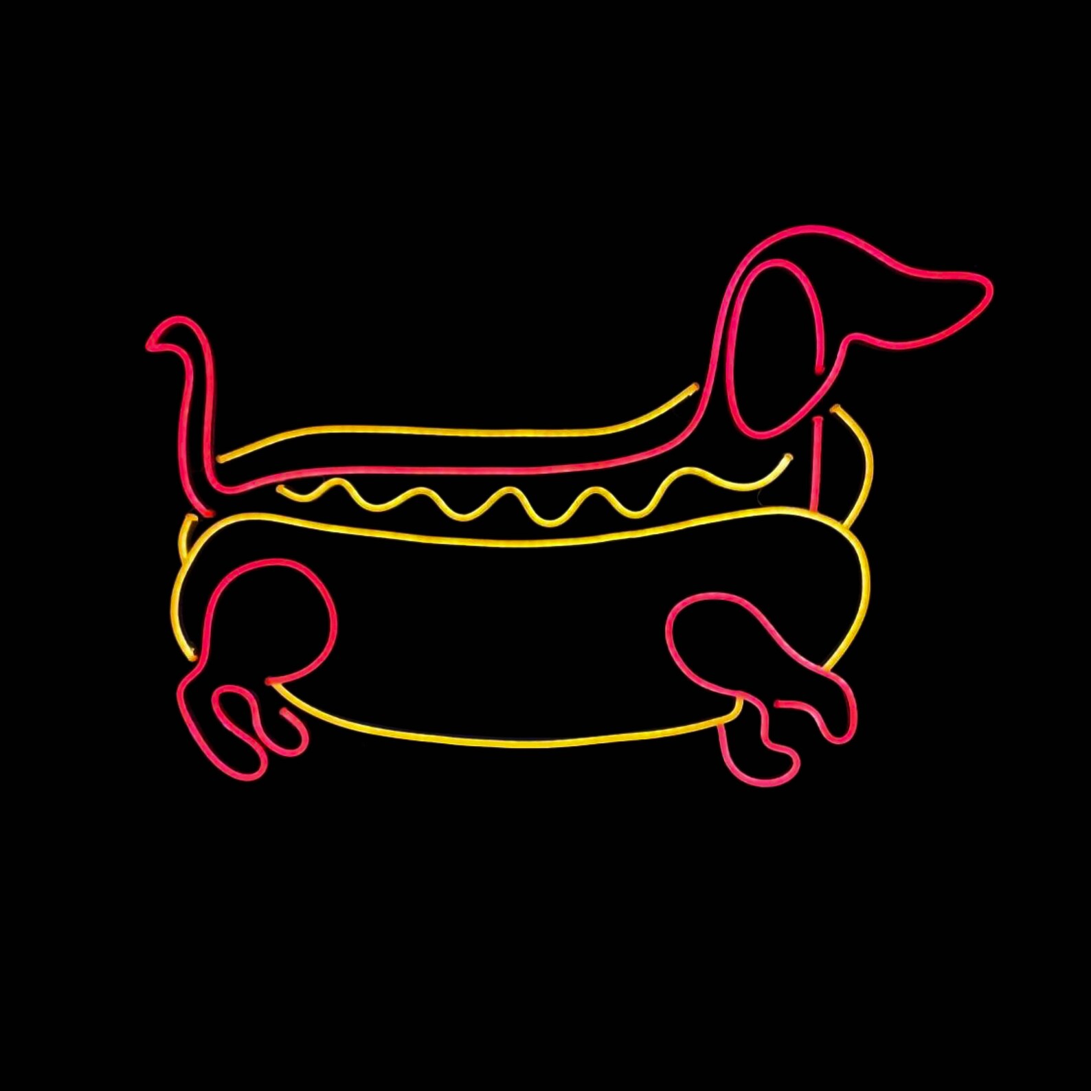 Sausage Dog Leds, Dachshund Neon Sign, Animal Led Lights, Fast Food ...