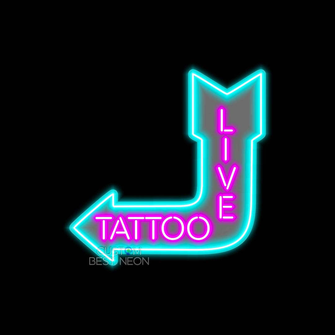 Tattoo Led Neon Sign Store Sign Tattoo Studio Sign Custom Tattoo Studio ...