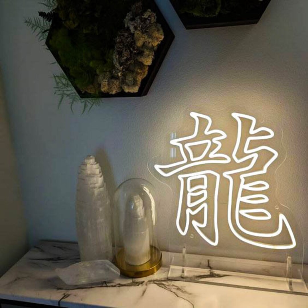 Hieroglyphics Neon Sign, Chinese Characters Neon Sign Chinese Letter ...