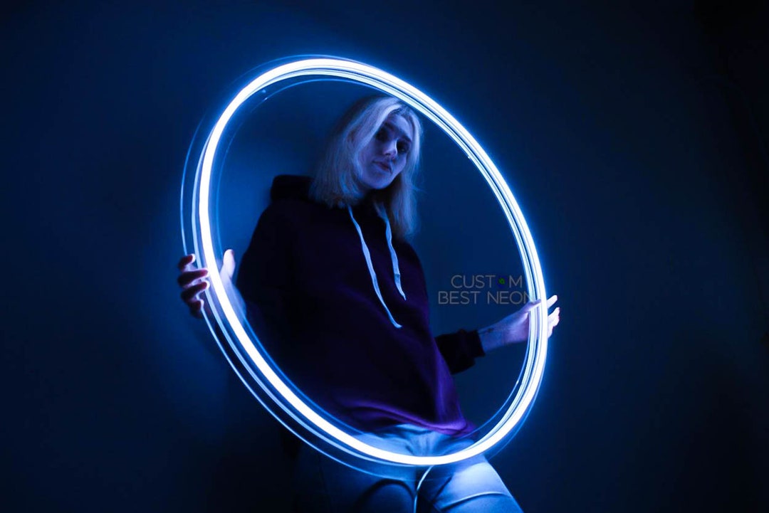Enso Neon Circle Sign ZEN Neon Sign Cyberpunk Decor, Led Circe Zen ...