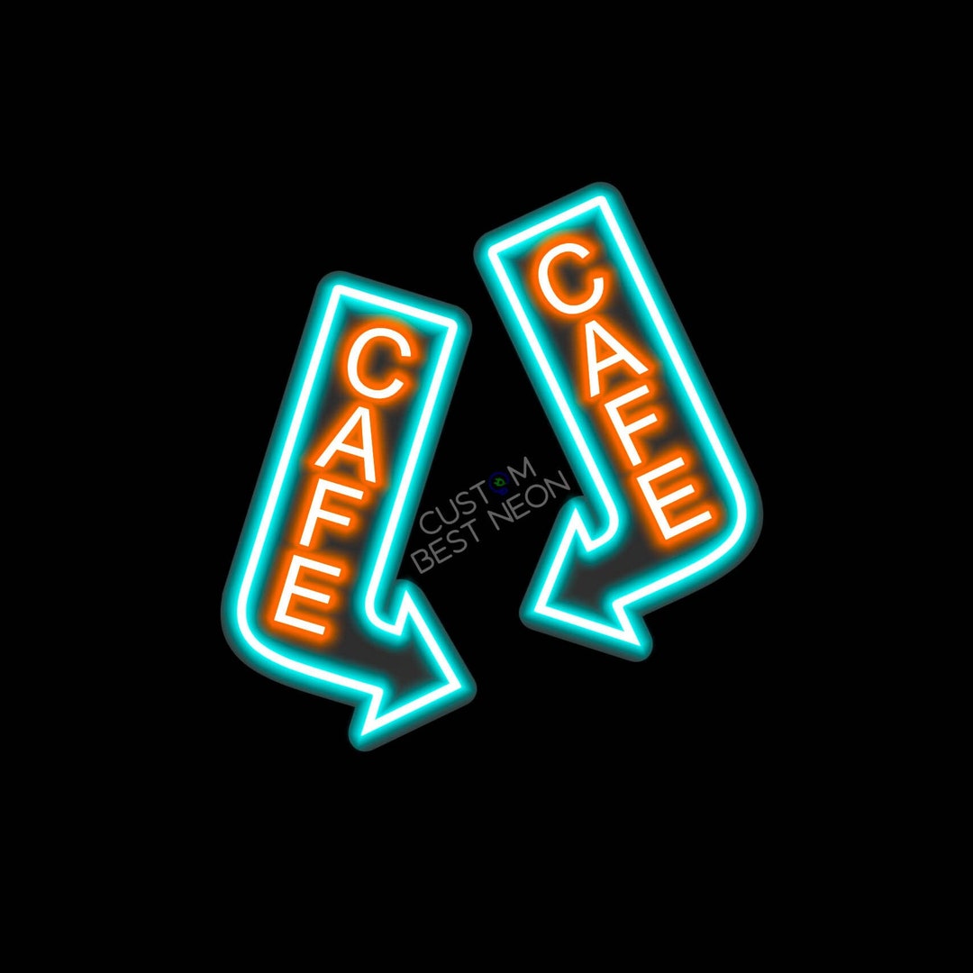 Coffee Neon Sign Coffee Led Sign / Coffee Neon Light Coffee Cup Neon ...