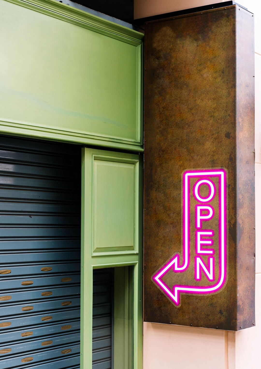 Pink Led Neon OPEN Sign Lights Neon Sign for Bussiness, Open Neon Sign ...