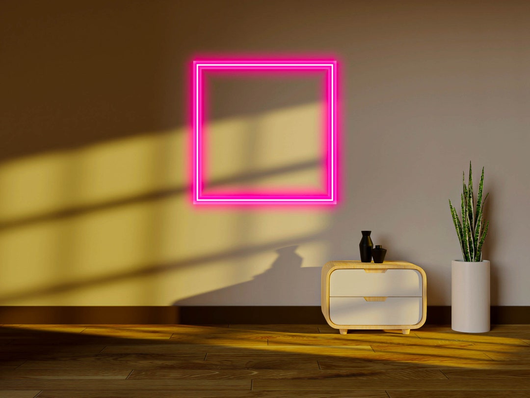 ZEN Square Neon Led Neon Light, Custom Neon Sign Event Decor, Party ...
