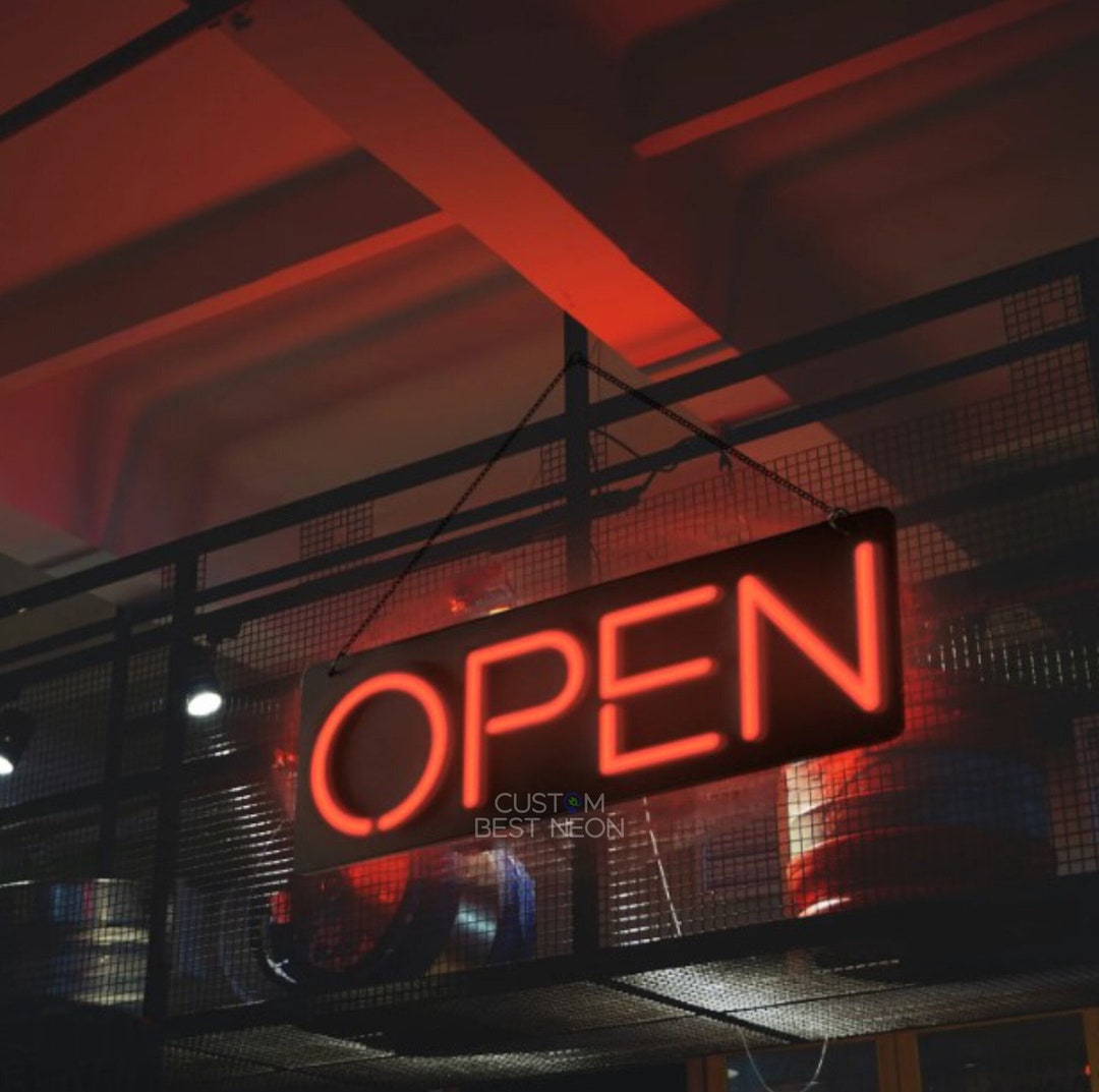 Open Neon Sign Outdoor Led Open Sign for Business Open Light up Sign ...