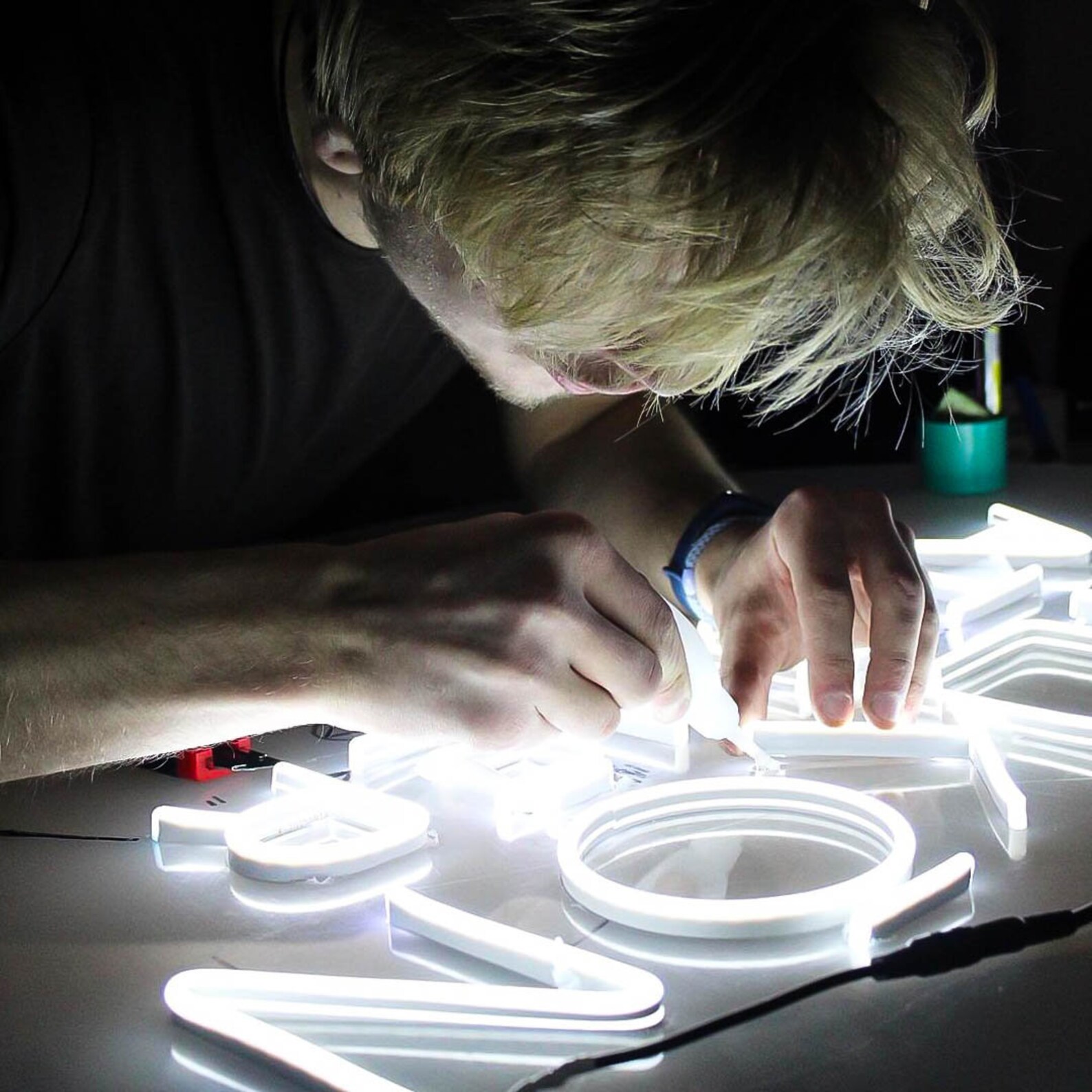 Custom LED Neon Sign, Colorful Arrow OPEN Neon Sign for Small Business ...