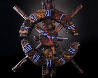 Wood Wall Clock - Etsy