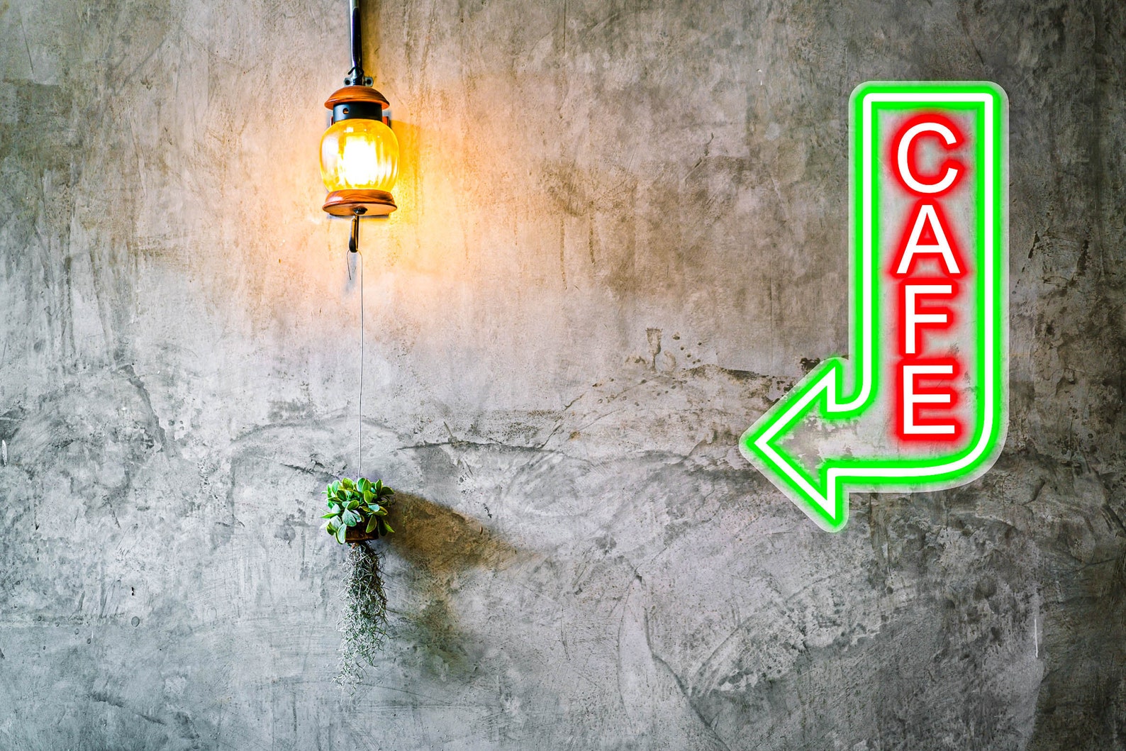 Vertical Cafe Open Neon Sign With Arrow for Business, Outdoor Open Sign ...