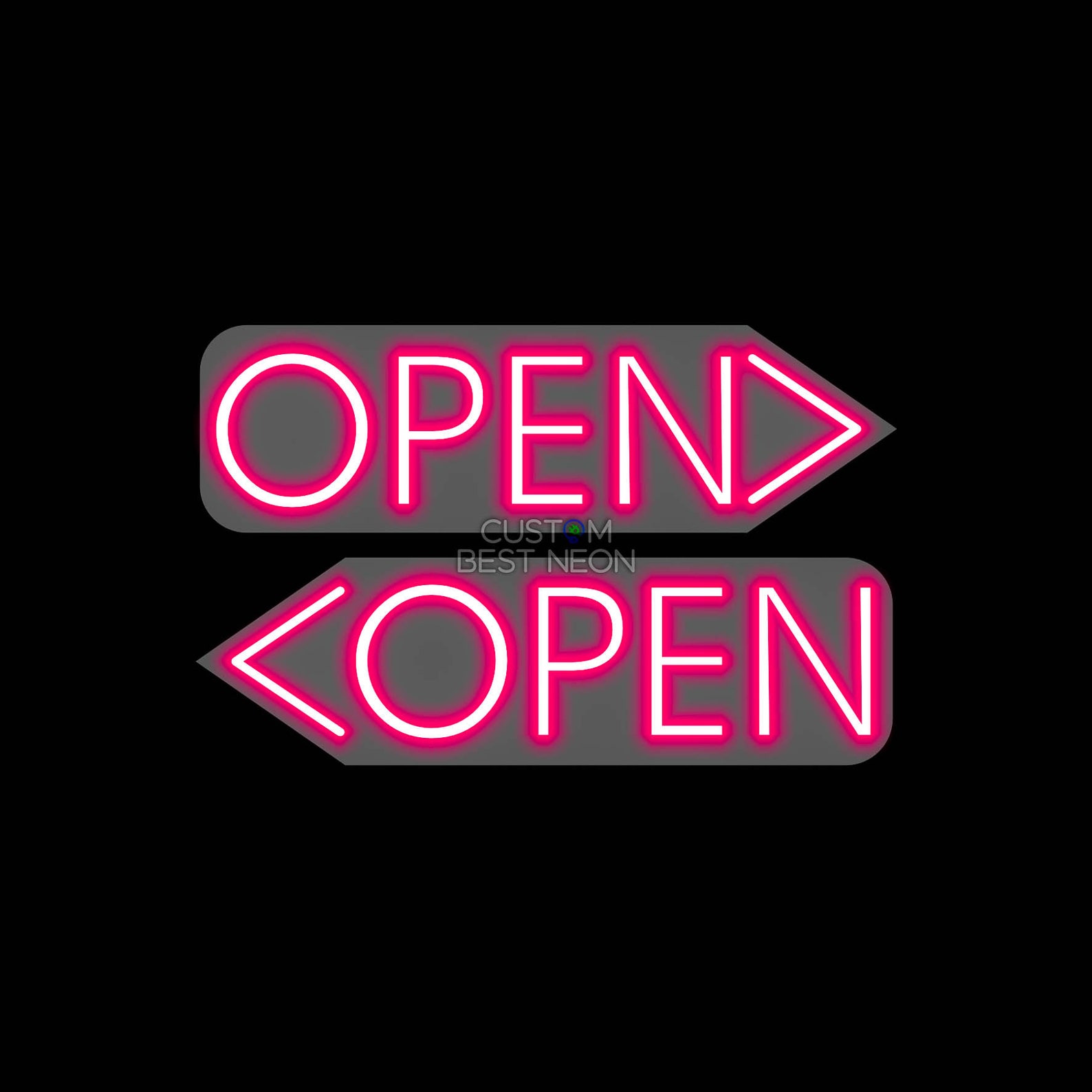 Outdoor Open Neon Sign Arrow, Outdoor Waterproof Open Sign, Open Sign ...