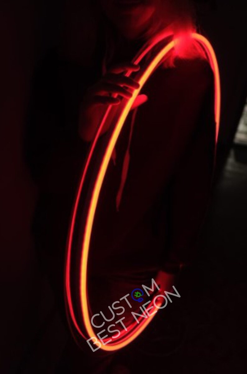 ZEN Circle Neon Led Neon Light Ring Cyberpunk Decor Japanese - Etsy